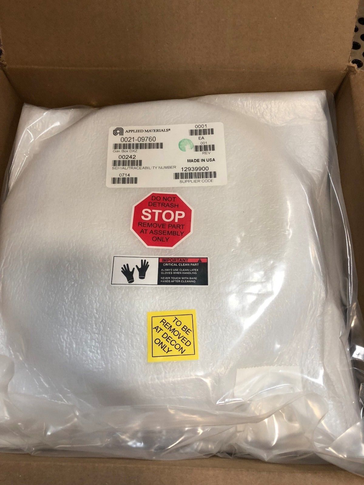 0021-09760 APPLIED MATERIALS - wSemi